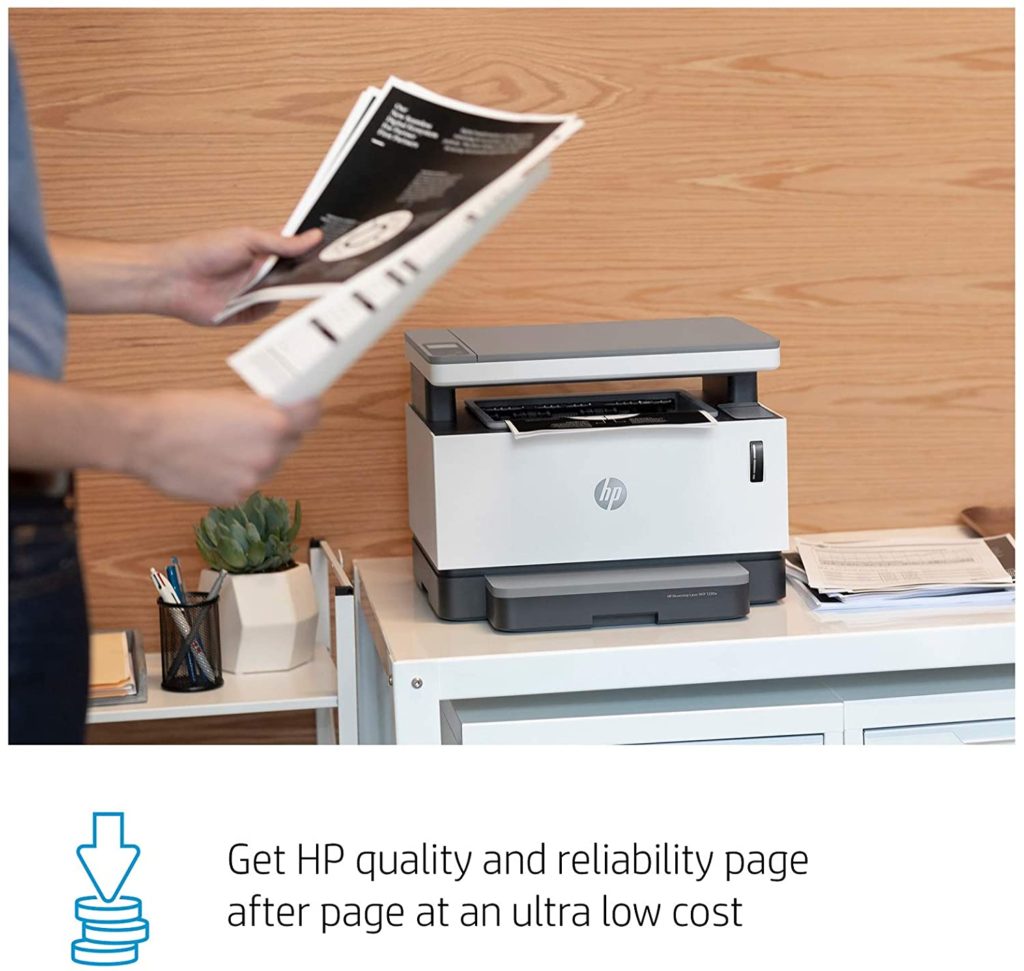 HP NEVERSTOP LASER 1200W Wireless, Print, Scan, Copy,Automated Document ...